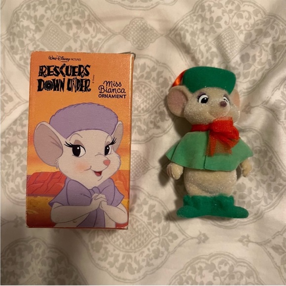 Disney | Holiday | Vintage Disney 9s Miss Bianca Christmas Ornament ...